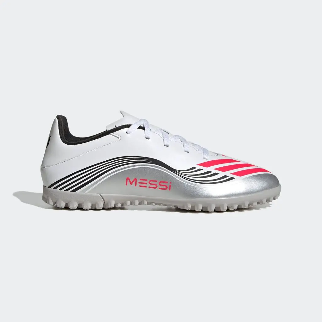 Adidas Muške patike za fudbal f50 messi club tf, Bela
