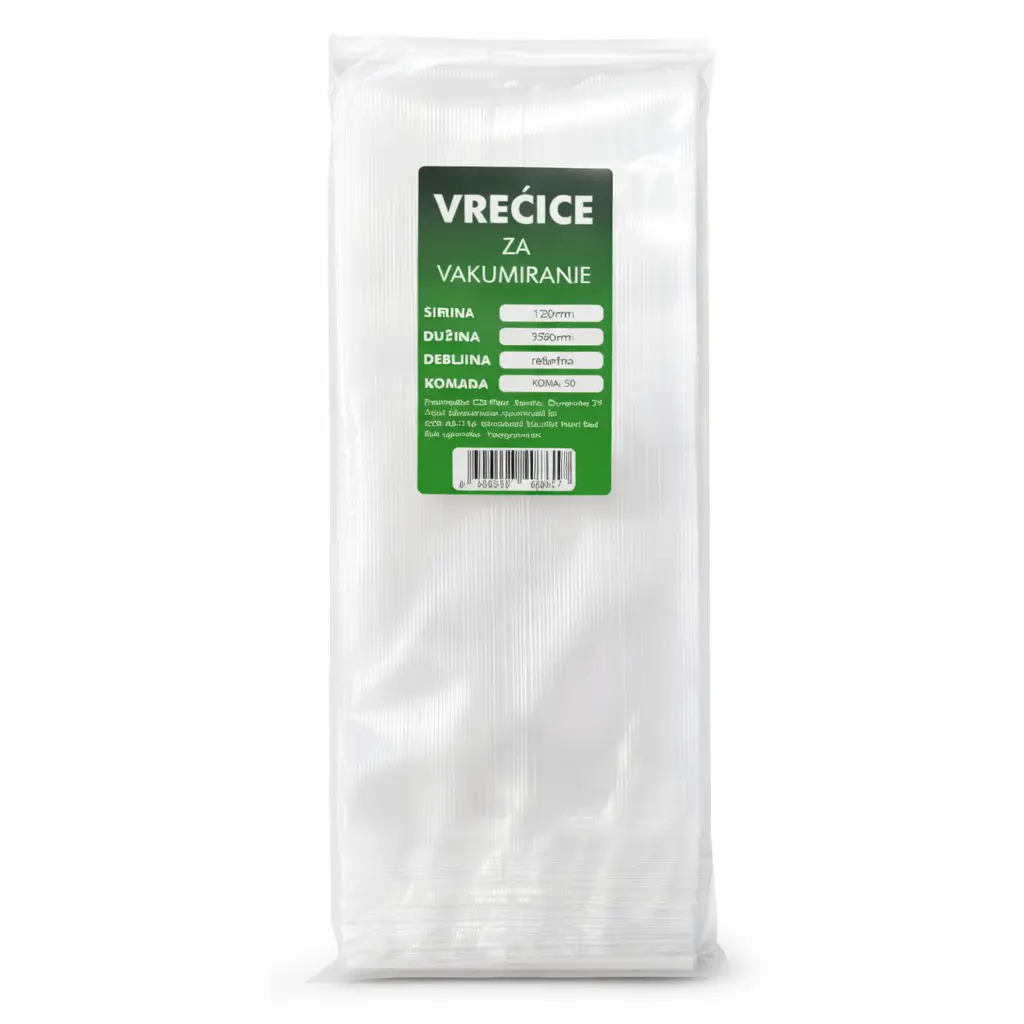 Kese za vakumiranje hrane - Vakum kese za aparat za vakumiranje 12cmx55cm 50kom