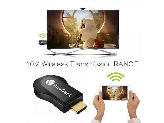 AnyCast + HDMI streaming bežični WiFi adapter