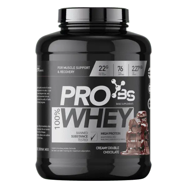 Basic Supplements Whey Protein Pro, Kremasta dupla čokolada, 2.27kg