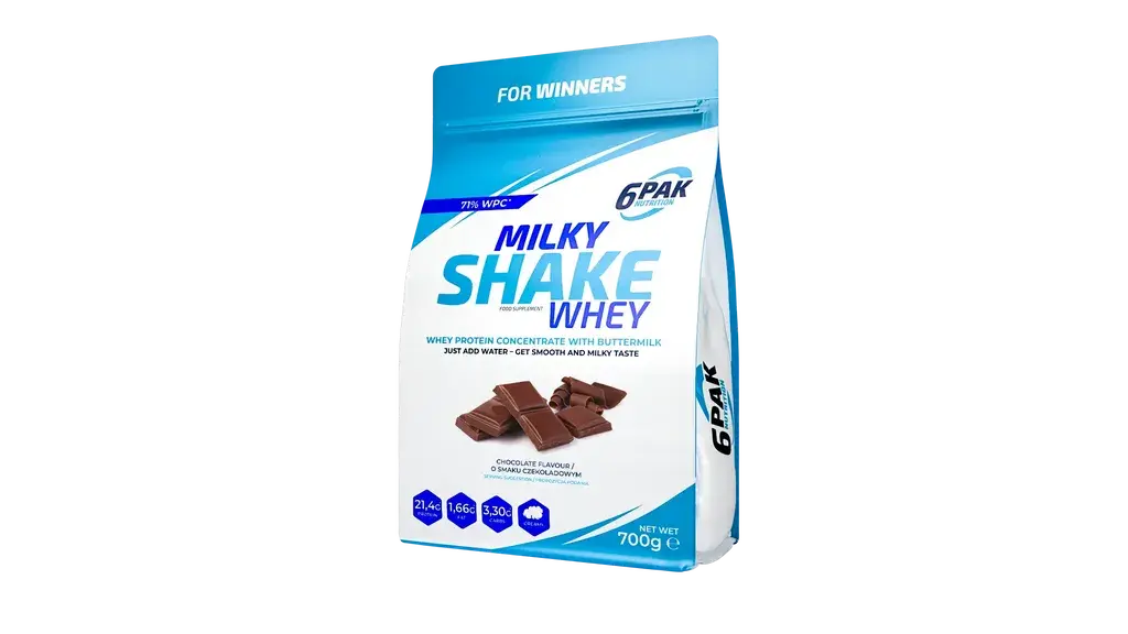 6PAK Nutrition Whey Protein Milky Shake Čokolada, 700g