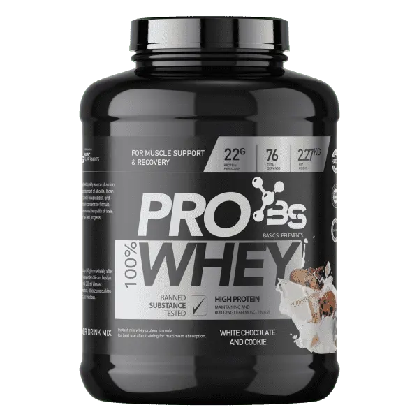 Basic Supplements Whey Protein Pro, Bela Čokolada i kolačići, 2.27kg