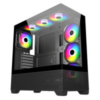 IG-MAX X218B-4F Black Horizon V2 ARGB glass