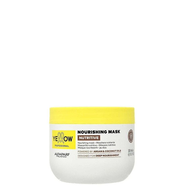 ALFAPARF YELLOW NUTRITIVE MASKA 300ML ARGAN&COCONUT OILS