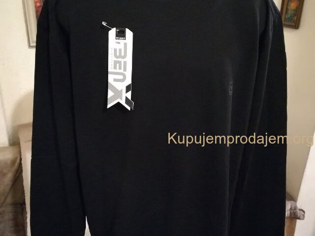 Kvalitetan muski pamucni duks Benx u velikom broju 5XL Crni