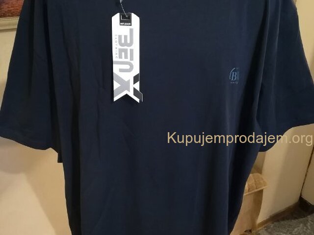 Kvalitetna muska pamucna majica Benx u velikom broju 5XL Teget