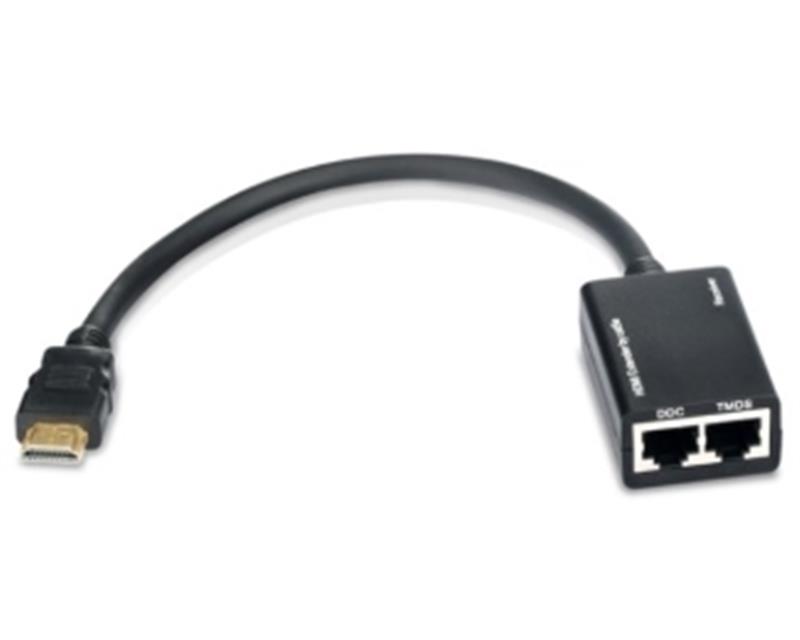 E-GREEN Adapter - Konvertor HDMI extender - RJ45 Cat5e/6 0.3m (2kom)