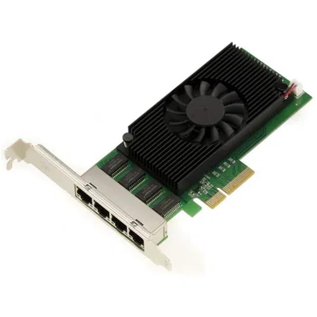 PCI-Express x4 kontroler na 4-porta 2.5 Gigabit Ethernet (Intel I226)