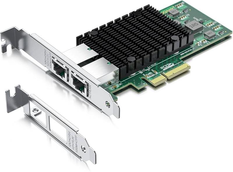 PCI-Express x4 kontroler na 2-porta 10 Gigabit Ethernet (Intel x 550)