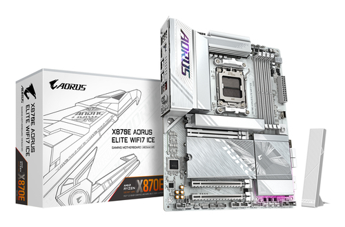 Matična ploča Gigabyte AM5 X870E Aorus Elite WIFI7 Ice