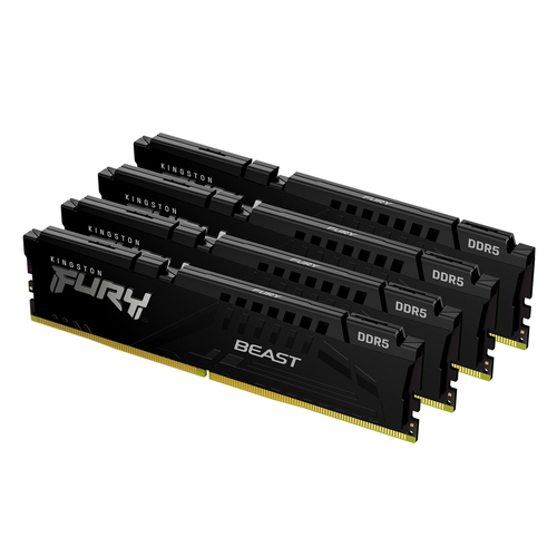 RAM DIMM DDR5 128GB (4x32) 5600MHz Kingston Fury Beast KF556C40BBK4-128