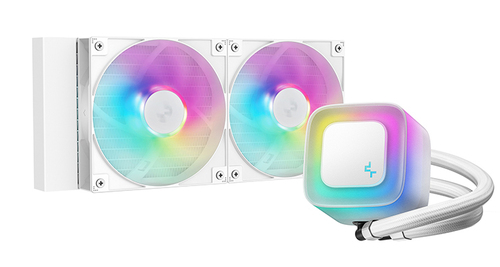 CPU Hladnjak DeepCool LE240 V2 ARGB Belo, R-LE240-WHAMMN-G-2