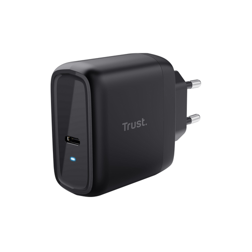 Punjač TRUST Maxo 65W/USB-C/laptop/smartphone/tablet/2m USB-C kabel/crna