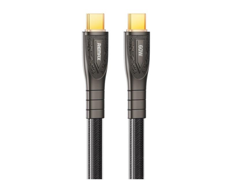 DATA kabl Prime TIP C na TIP C RC-C166 60W, 1.2m crni