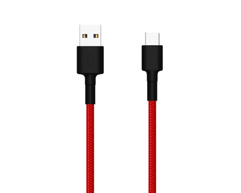 Mi Type-C Braided kabl crveni 1m