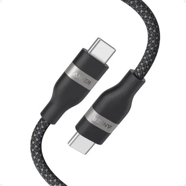 ANKER USB tip-C kabl M/M 1.8m, za Super brzo punjenje 240W/480Mbps, pleteni, crni