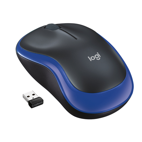 LOGITECH Wireless Mouse M185 - EWR2 - BLUE