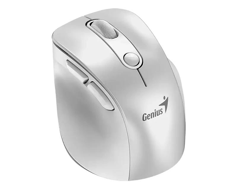 Ergo 9000S Pro Pearl White USB Bežični Pine Wood miš