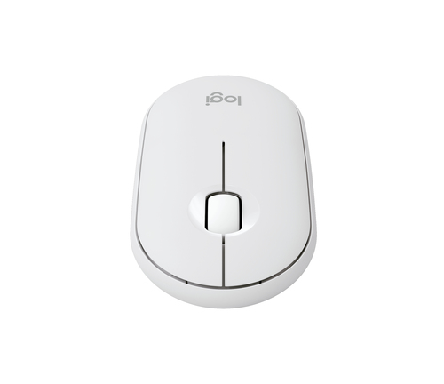 LOGITECH M350S Pebble 2 Bluetooth Mouse - TONAL WHITE - DONGLELESS