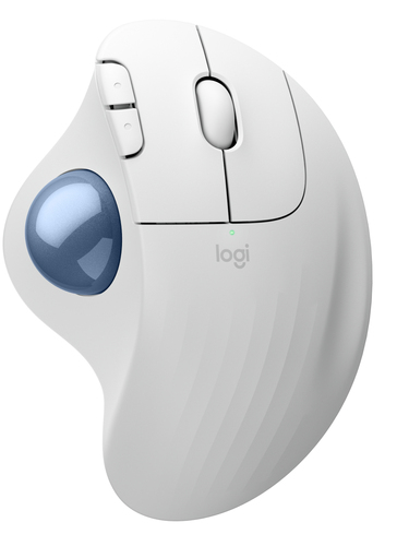M575s ERGO Bluetooth Trackball Offwhite Blue ball miš
