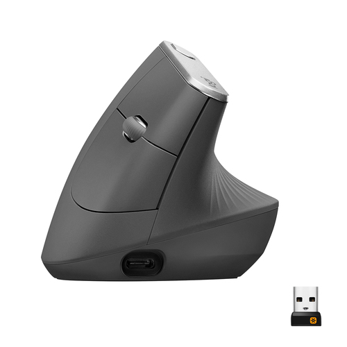 MX Vertical Advanced Ergonomic Wireless Graphite miš