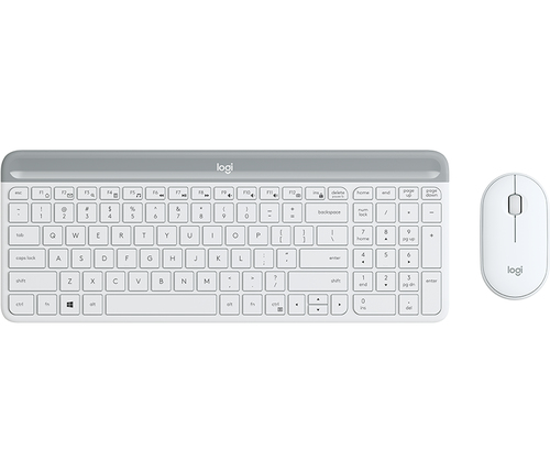 MK470 Wireless Desktop US bela tastatura + miš
