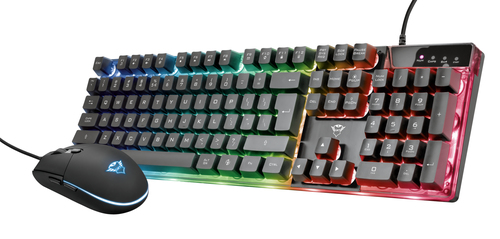 Tastatura+miš TRUST GXT 838 AZOR žični set/gaming/crna