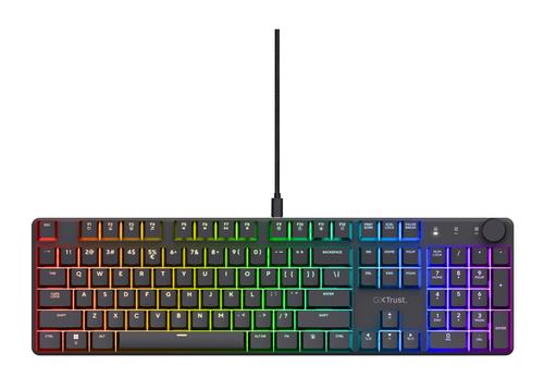 Tastatura TRUST GXT866 TORIX žična Gaming/ Mehanička/US/crna