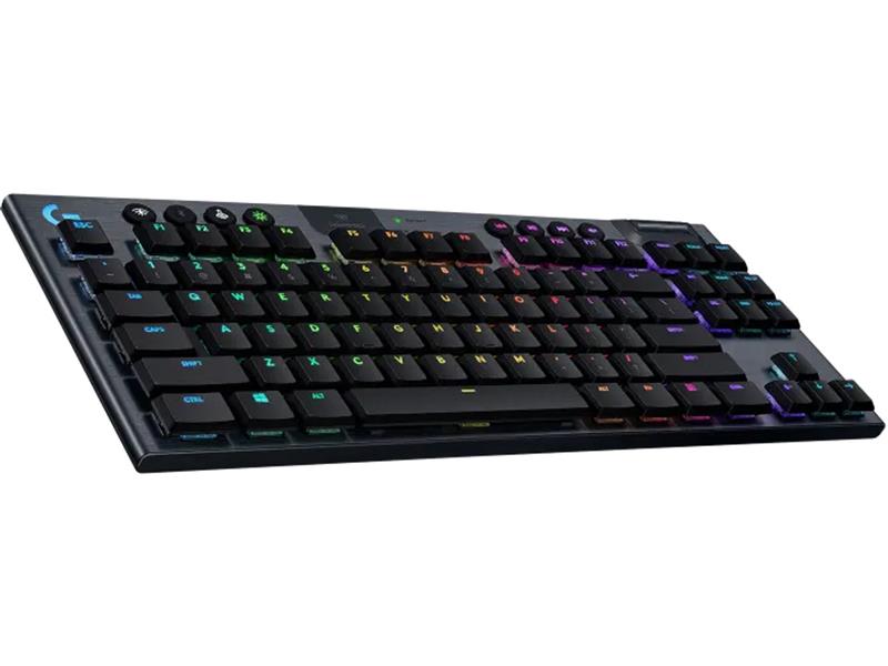 LOGITECH G915 TKL Tenkeyless LIGHTSPEED Wireless RGB Mechanical Gaming Keyboard - CARBON - US INT'L - 2.4GHZ/BT - INTNL - TACTILE SWITCH