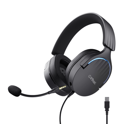 Slušalice TRUST GXT490 FAYZO 7.1/ USB/crna