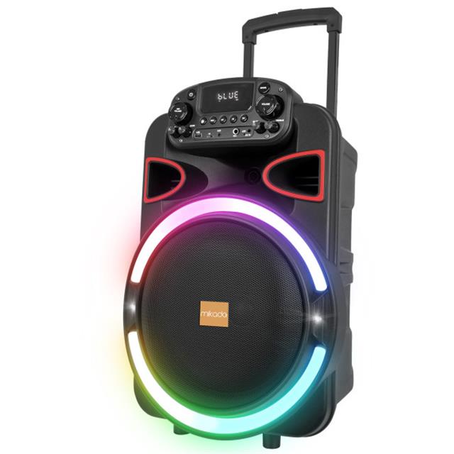 Zvucnik Mikado MD-80KP 40W,3600mAh 3,5mm USB, Bluetooth, micro SD crni
