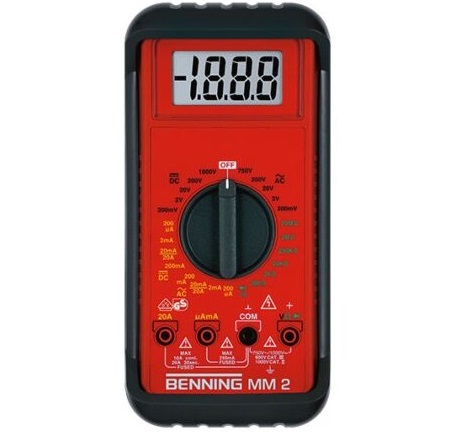 Digitalni multimetar Benning MM2