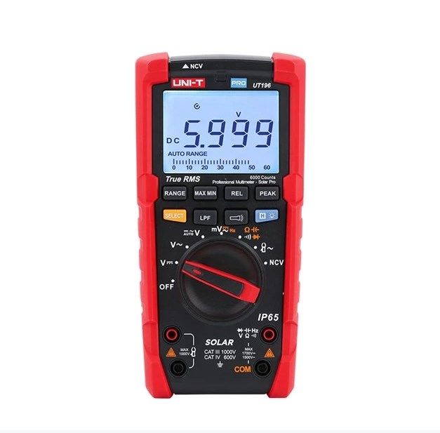 Digitalni multimetar UNI-T UT196 Solar