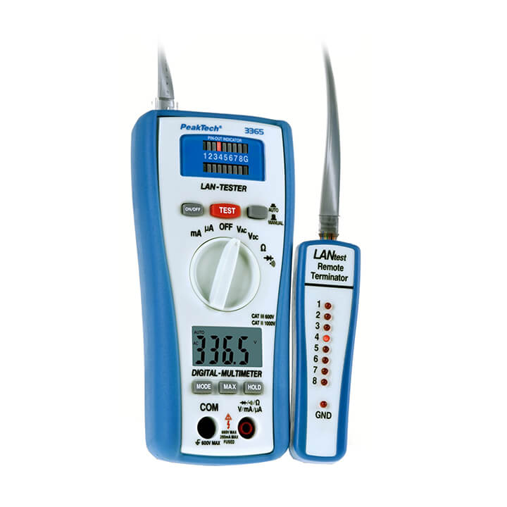 Digitalni multimetar i lan tester PeakTech 3365