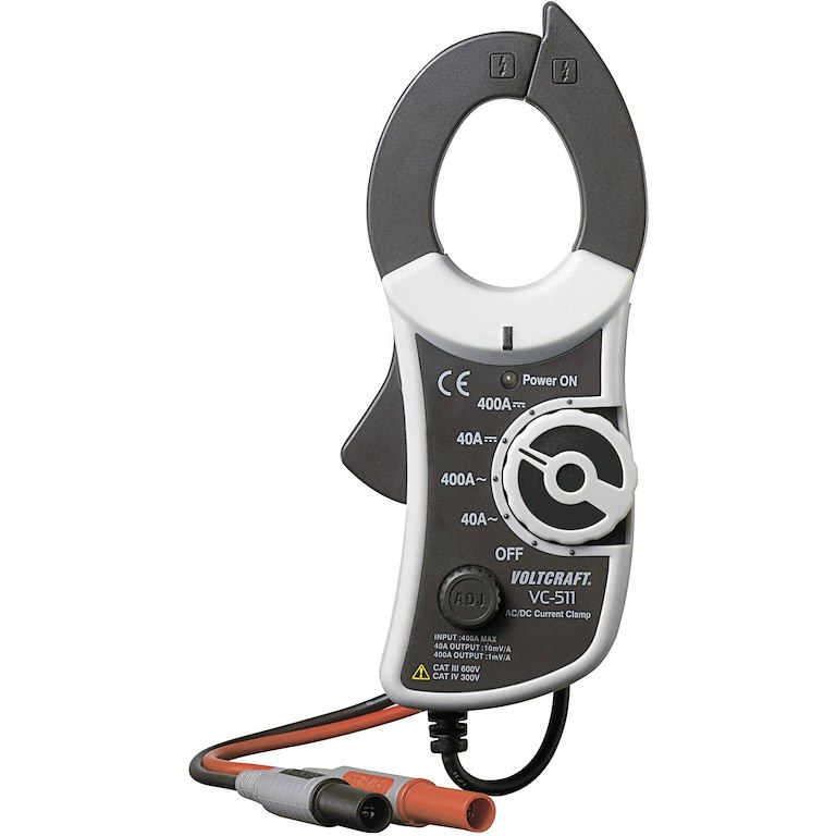 Adapter amper klešta VOLTCRAFT VC-511 AC/DC 400A
