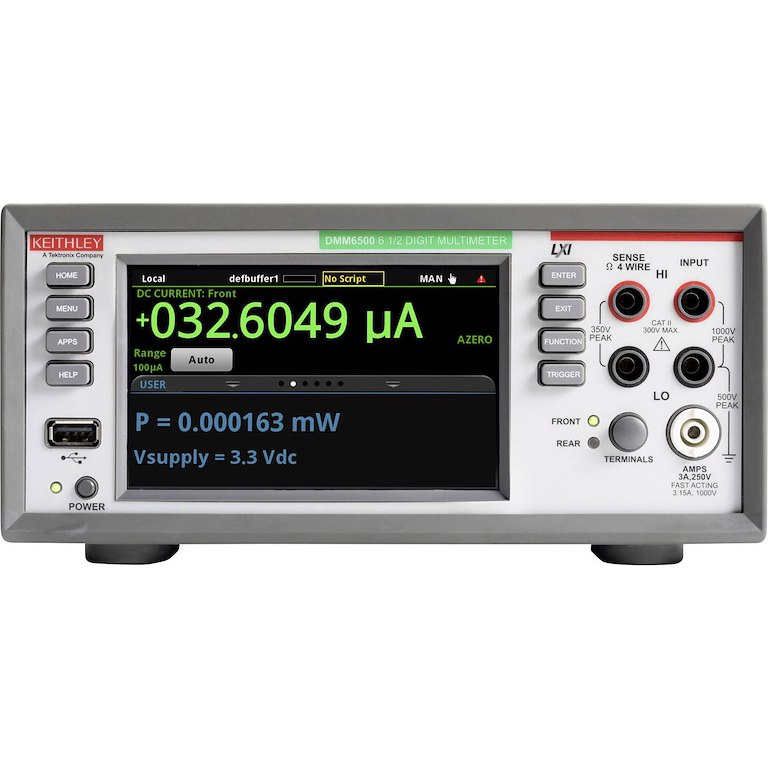 Keithley DMM6500 stoni digitalni multimetar, True RMS, 6½ cifara (1000000)