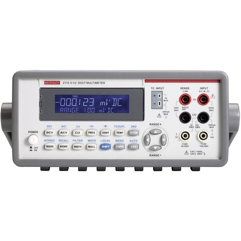 Keithley 2110-240 stoni digitalni multimetar, True RMS, 5½ cifara (100000), 4-žično, CAT II 600V