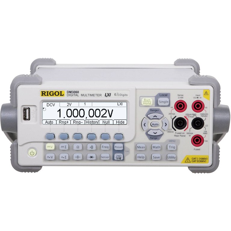 Rigol DM3068 stoni digitalni multimetar, True RMS, 6½ cifara (2200000), 4-žično do 1GΩ