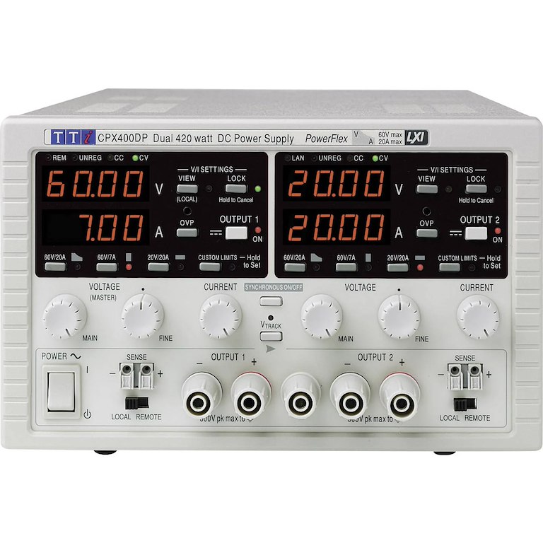 Laboratorijsko napajanje Aim TTi CPX400D 0-60V 0-20A