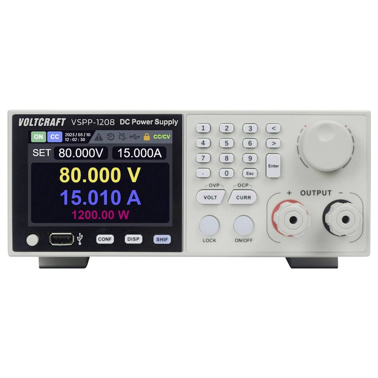 Laboratorijsko napajanje VOLTCRAFT VSPP-1208 0-80V 0-30A