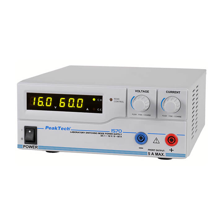 Laboratorijsko napajanje PeakTech 1570 1-16V 0-60A USB