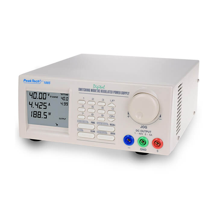 Laboratorijsko napajanje PeakTech 1885 1-40V 0-5A