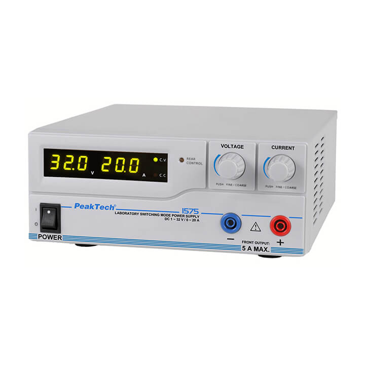 Laboratorijsko napajanje PeakTech 1575 1-32V 0-20A