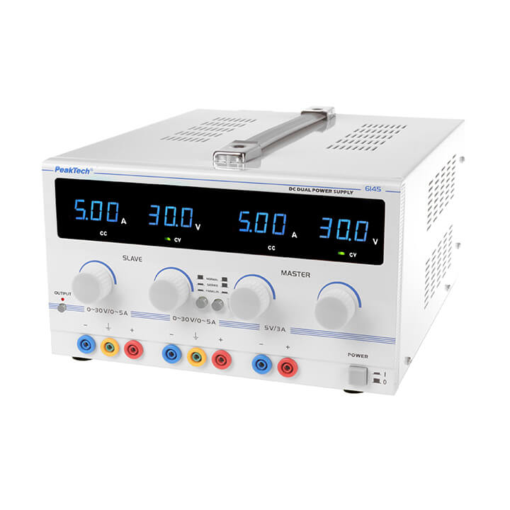 Laboratorijsko napajanje PeakTech 6145 2×0-30V 0-5A