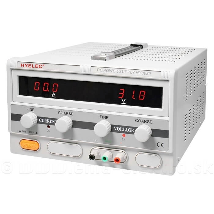 Laboratorijsko napajanje Hyelec HY3020 0-30V 0-20A