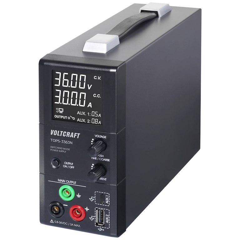 Laboratorijsko napajanje VOLTCRAFT TOPS-3363N 0.8-36V 0.1-3A