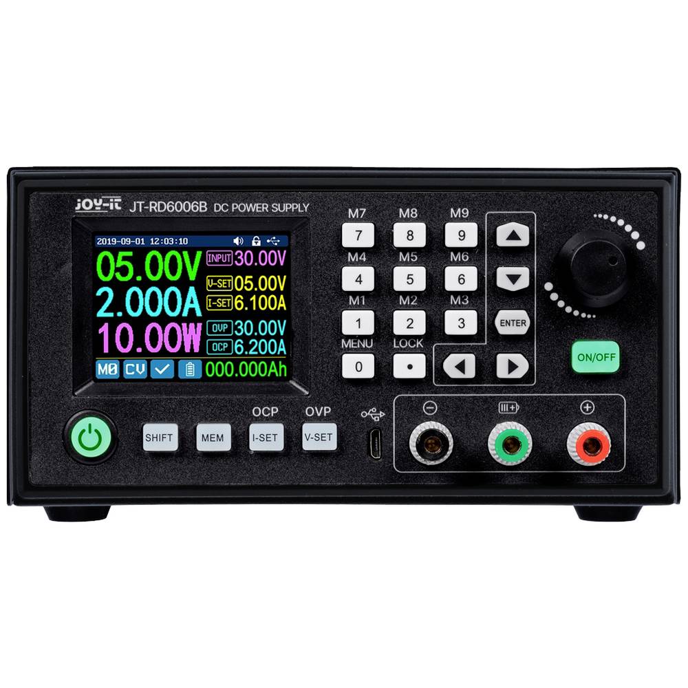 Laboratorijsko napajanje Joy-it JT-RD6006C-B 0-60V 0-6A 400W