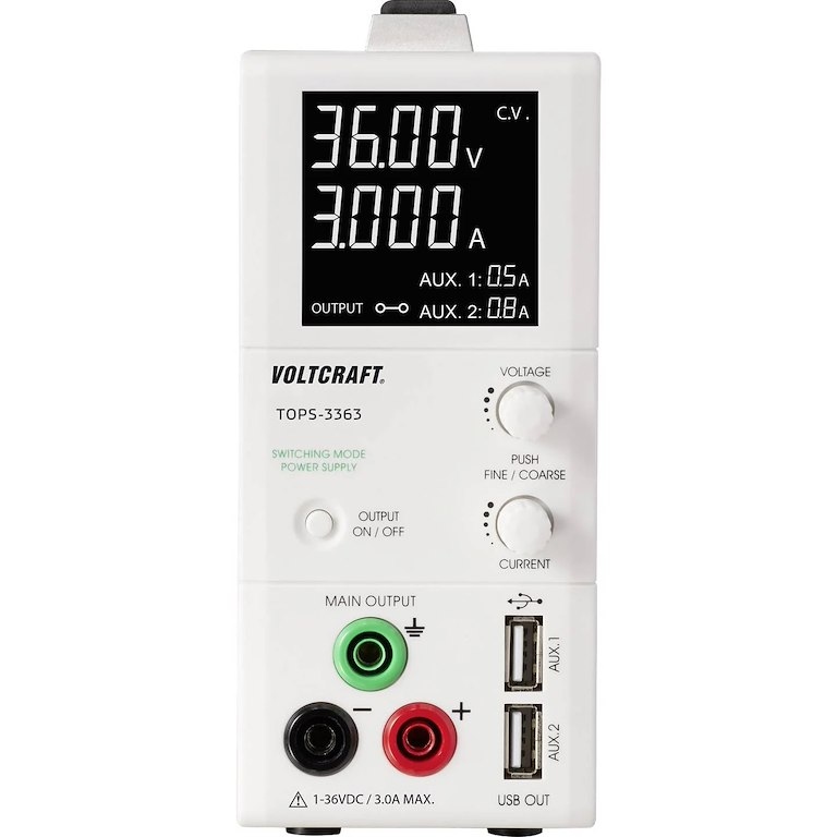 Laboratorijsko napajanje VOLTCRAFT TOPS-3363 1-36V 0.25-3A