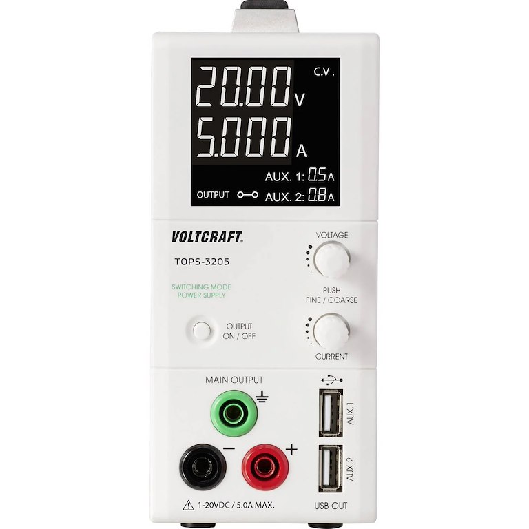Laboratorijsko napajanje VOLTCRAFT TOPS-3205 1-20V 0.25-5A 100W
