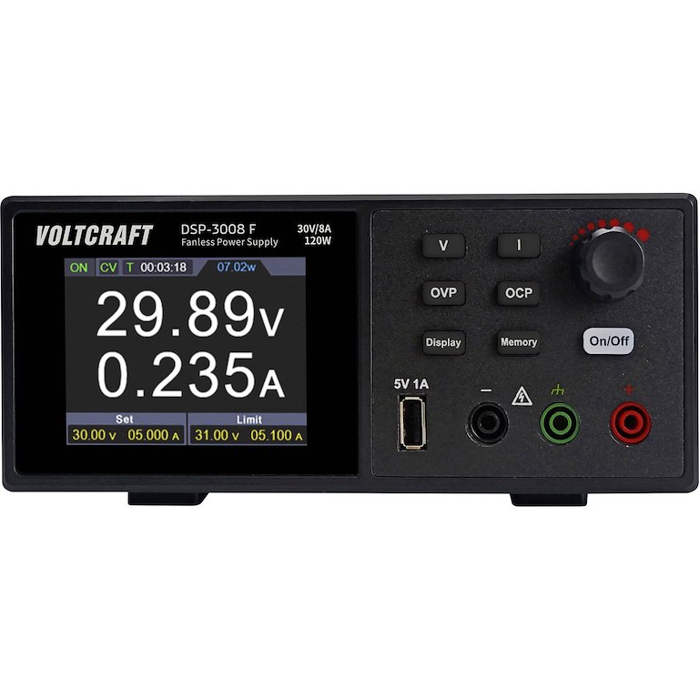 Laboratorijsko napajanje VOLTCRAFT DSP-3008 0-30V 0-8A 120W
